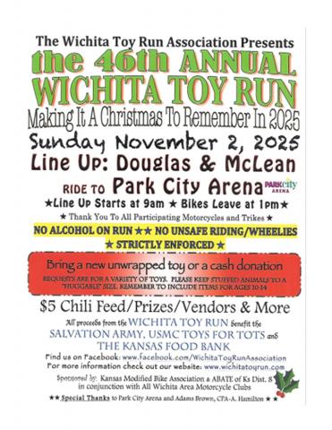 Wichita Toy Run | PrairieThunder Chapter #4200 | Wichita Kansas | H.O.G.
